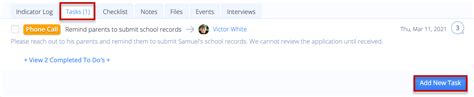Adding Editing A Task OpenApply
