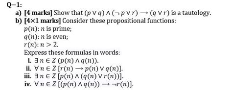 Solved A Marks Show That Pq Pr Qr Is A Chegg Com