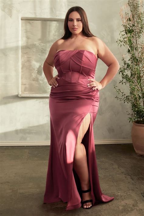 Lips Cinderella Divine Cd326c Fitted Plus Size Formal Prom Long Dress