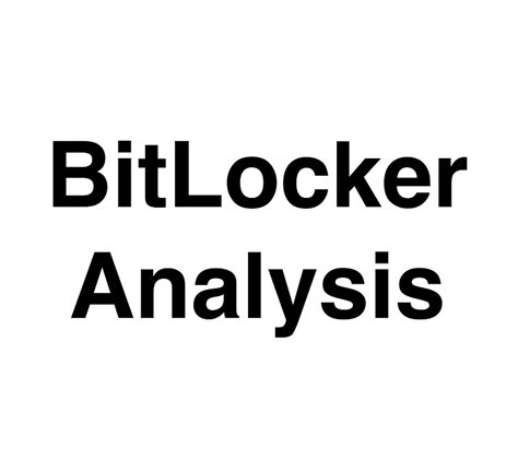 [digital Forensic] Bitlocker Analysis