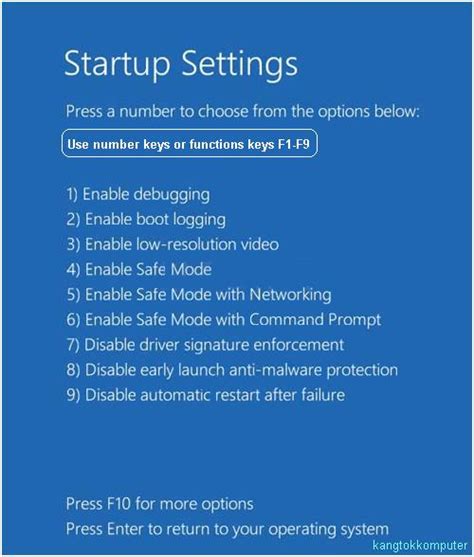 Arti Menu Boot Windows 8 Kangtokkomputer