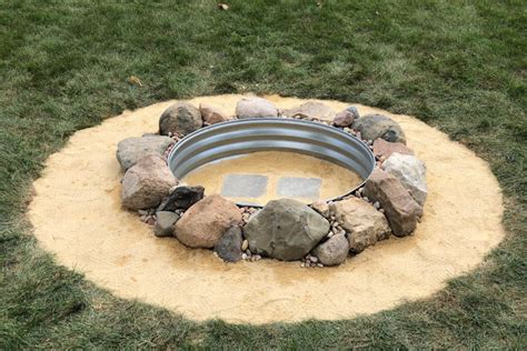 How To Build A Fire Pit Stickers And Stilettos