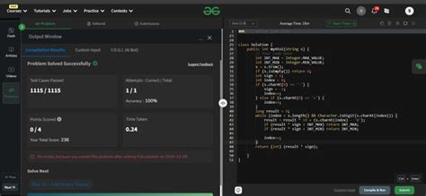 Subiksha Mohan On Linkedin Gfg160 Geekstreak2024 Geeksforgeeks Codingchallenge