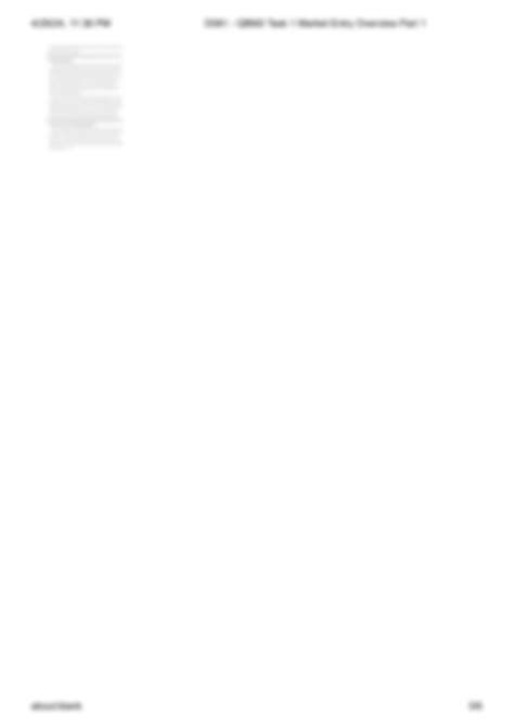 Solution D081 Qbm2 Task 1 Market Entry Overview Part 1 Studypool