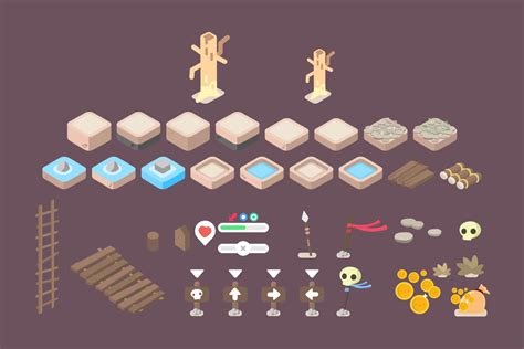 Desert Isometric Tileset Download Pack