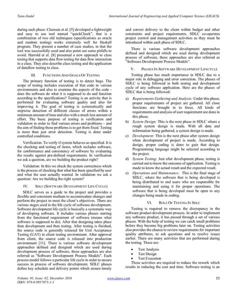 Importance Of Testing In Sdlc Pdf