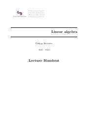 Handout Chapter 1 3 Linear Independence Pdf Ecole CentraleSupelec Universite Paris Saclay