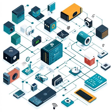 A Visual Representation Of The Internet Of Things Iot Connecting