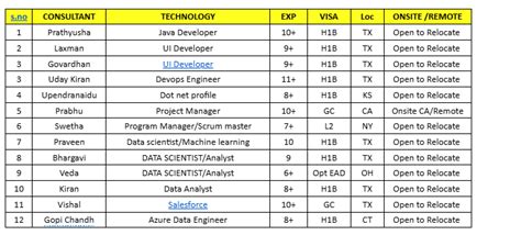 Project Manager Hotlist Java Developer Ui Developer Salesforce