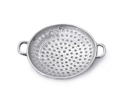 Lot 101 A Dutch Silver Miniature Colander Unmarked