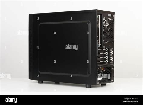 Building Of Pc Black Computer Case Midi Tower For Micro Atx