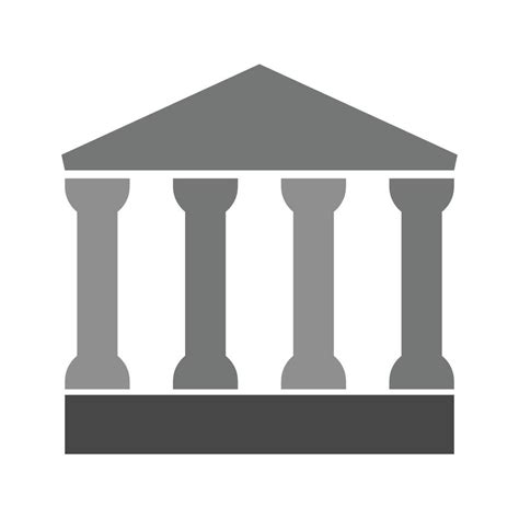 Building Flat Greyscale Icon 15684744 Vector Art At Vecteezy