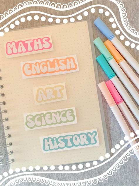 Customisable Babe Notebook Subject Labels Back To Babe Organisation Etsy Back To Babe
