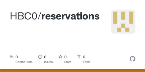 Github Hbc0reservations
