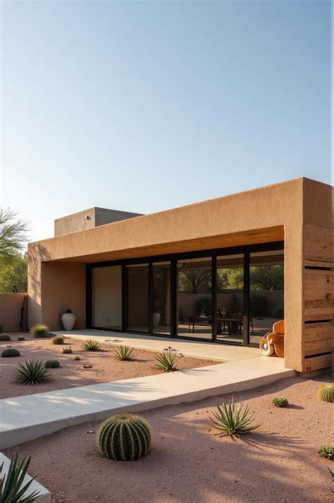 Minimalist Desert Home Eco Friendly Desert Living Ideas