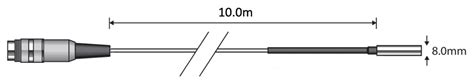 Comark Rfax1000 Pst Thermistor Damped Air Probe With 10m Lead For Wireless Temperature