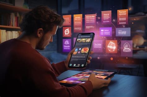 premium photo detailed image of a person creating interactive