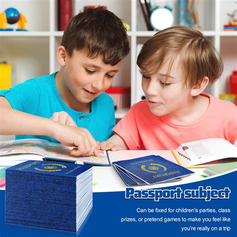 Blank Passport Book Blue Passport Notebook 4 X 55 Inch Play Fake Passport Bulk