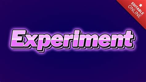 Experiment Arcade Text Effect Generator Experiment Arcade Text Effect Generator