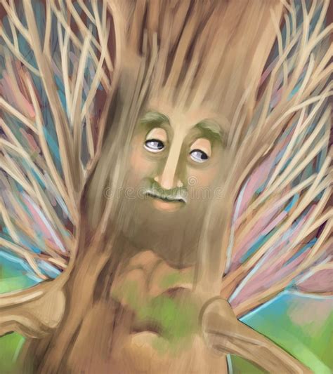 Old Tree Stock Illustration Illustration Of Drawing Soothing