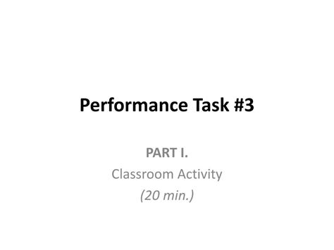 PPT Performance Task 3 PowerPoint Presentation Free Download ID 1862179