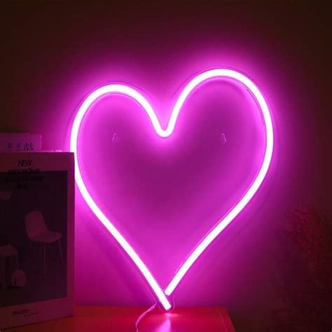 Heart Shape Neon Light Neon Wall Signs Marquee Sign Bar Neon Light