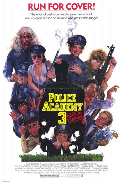 The Police Academy” Franchise 3”police Academy 3 Back In Training” Ghost Hat Media