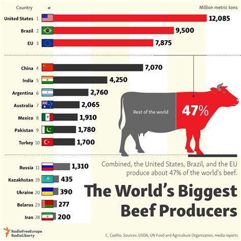 8 Countries That Produce The Most Beef In The World Waexx
