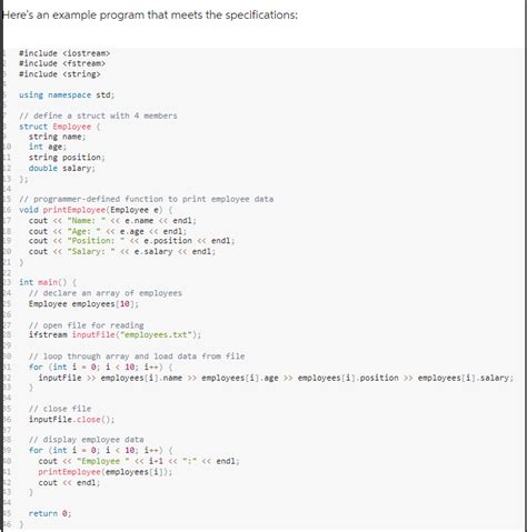 Solved Create A C Program Of Your Choosing That Follows