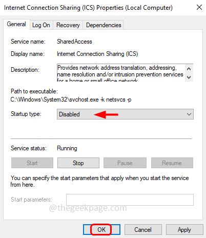 How To Disable Internet Connection Sharing In Windows 10