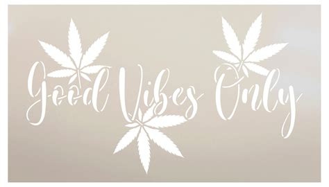 Pot Leaf Pumpkin Stencil