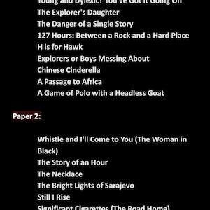 English Language Edexcel Igcse Anthology Notes Etsy UK