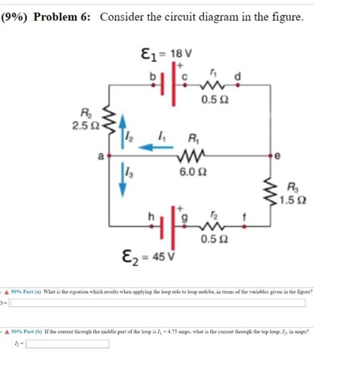 Solved Problem Consider The Circuit Diagram In The Chegg Com