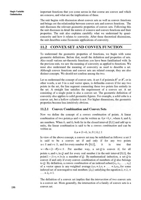 Solution Mathematical Methods Of Economics Concave And Convex