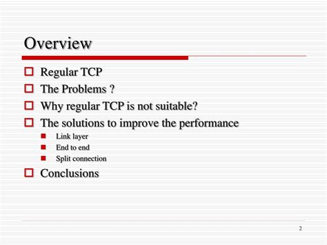 ppt improving tcp performance over mobile networks powerpoint