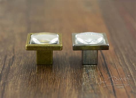 Compasssquare Drawer Knobshandmade Vintage Bronze Dresser Etsy