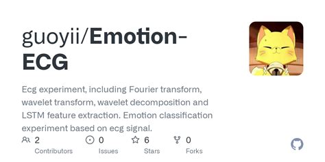 Github Guoyii Emotion Ecg Ecg Experiment Including Fourier Transform Wavelet Transform