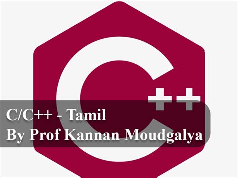 Cc Tamil By Prof Kannan Moudgalya ️ Iti Directory