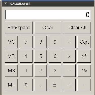 Qt Calculator Example Download Scientific Diagram