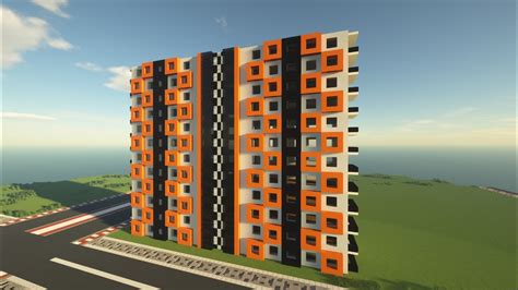 КАК ПОСТРОИТЬ МНОГОЭТАЖКУ КАК ПОСТРОИТЬ ГОРОД В МАЙНКРАФТЕ МНОГОЭТАЖКА В МАЙНКРАФТЕ Youtube