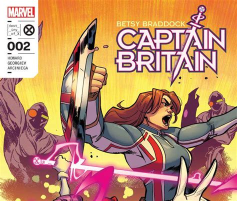 Betsy Braddock Captain Britain 2023 2 Comic Issues Marvel