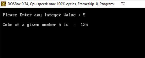 C Program To Find Cube In C Program To Find Cube In C