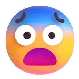 Scared 3d Sticker Find And Share On Giphy