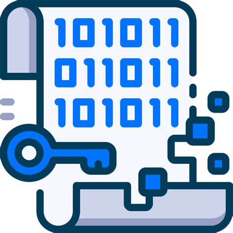 Data Encryption Generic Blue Icon Data Encryption Generic Blue Icon