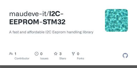 Github Maudeve Iti2c Eeprom Stm32 A Fast And Affordable I2c Eeprom