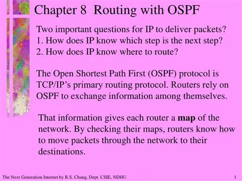 PPT Chapter 8 Routing With OSPF PowerPoint Presentation Free Download ID 5910254