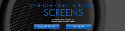 What Is An Overflow Insect And Rodent Screen