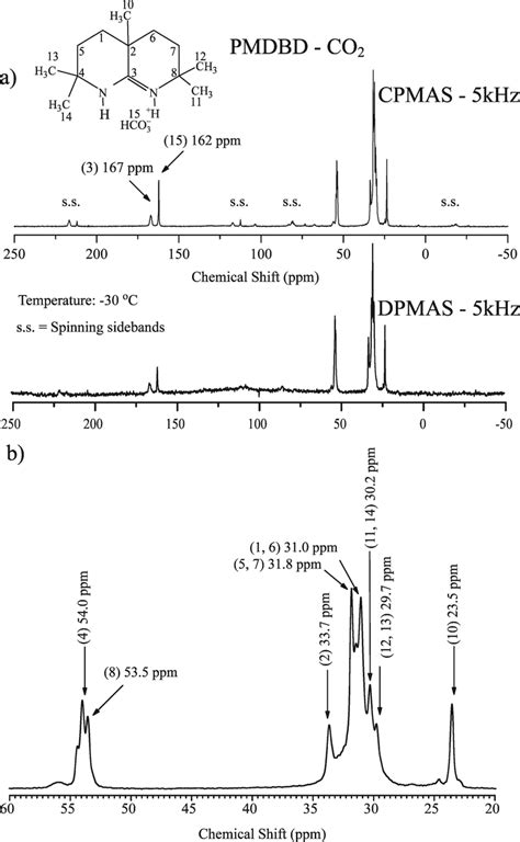 13 C Solid State A Cpmas Top And Dpmas Bottom 13 C Solid State
