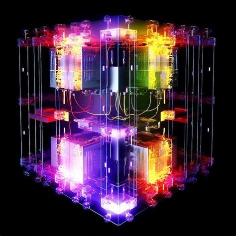 Premium Ai Image A Quantum Computer In The Future