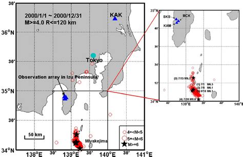 Spatial Distribution Of Geomagnetic Stations And Earthquake Epicenters Download Scientific